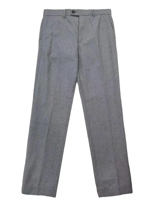 SELECTED Straight-leg Trousers - Grey