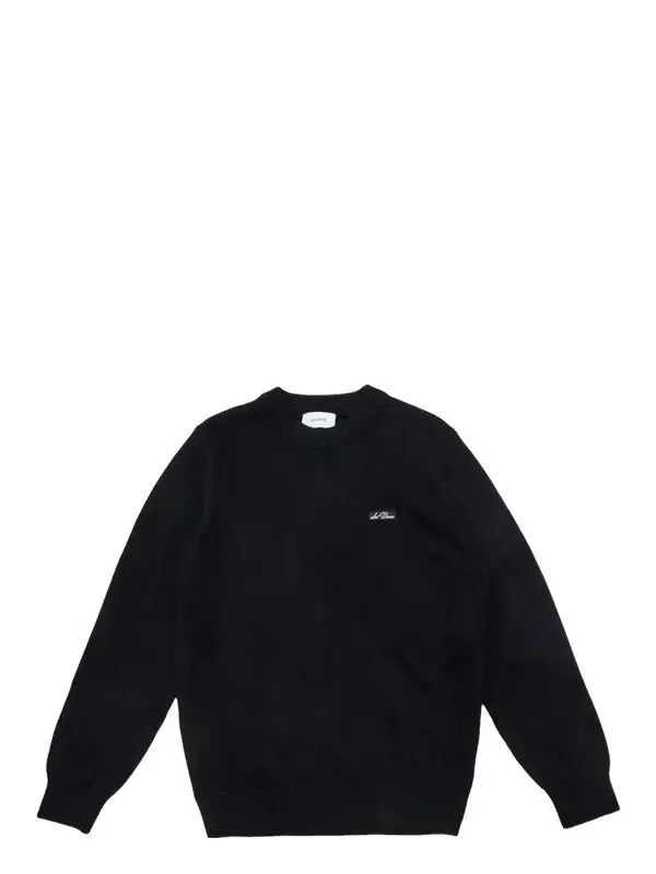 LES DEUX Gary Logo Sweater - Black