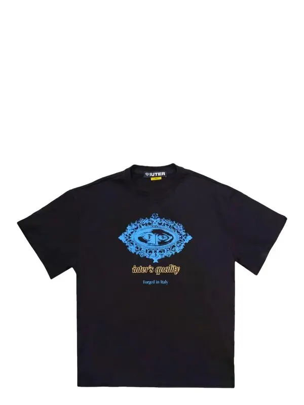 IUTER Graphic-print T-shirt - Black