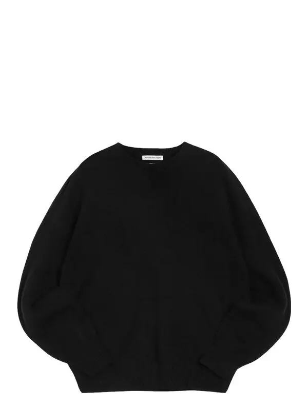 You Must Create Crew-neck Sweater - Black