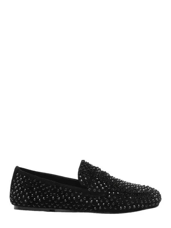 STRATEGIA SHOES Vanity Studded Loafers - Black