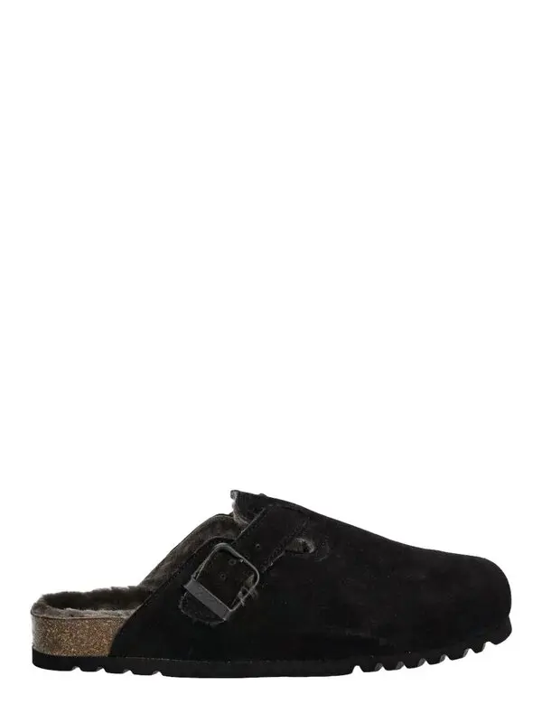DR. SCHOLL'S SHOES Buckle Mules - Black