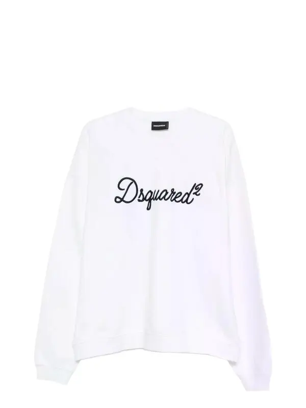 Dsquared2 Logo-embroidered Sweatshirt - White