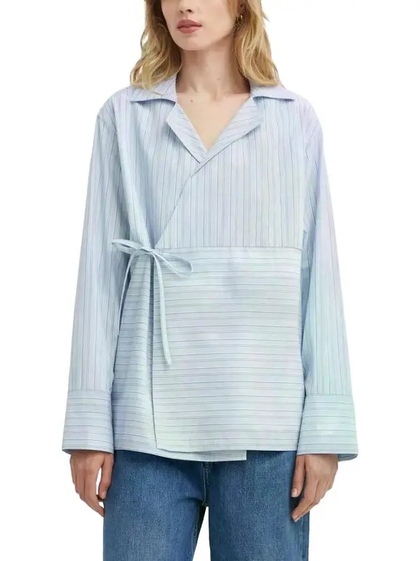 SAMSOE SAMSOE Sacala Striped Top - Blue
