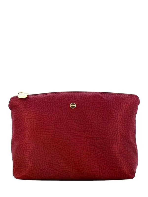Borbonese Textured Clutch - Red