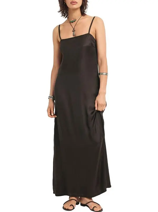 VITAMIN A® Rhea Sleeveless Maxi Dress - Deep Earth