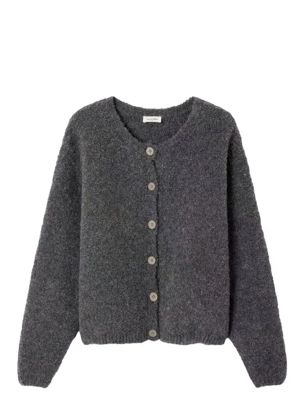 American Vintage Zolly Round-neck Cardigan - Grey