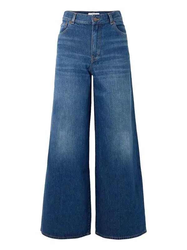 Chloé High-rise Wide-leg Jeans - Blue