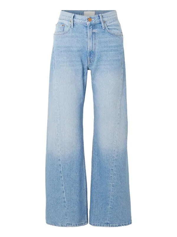 MOTHER The Lemon Twist High-rise Wide-leg Jeans - Blue