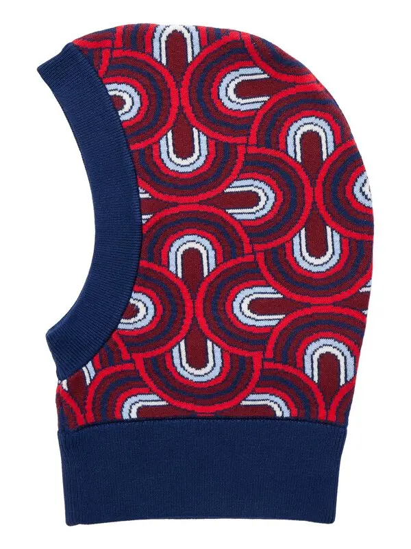 Fusalp Jacquard-knit Balaclava - Red