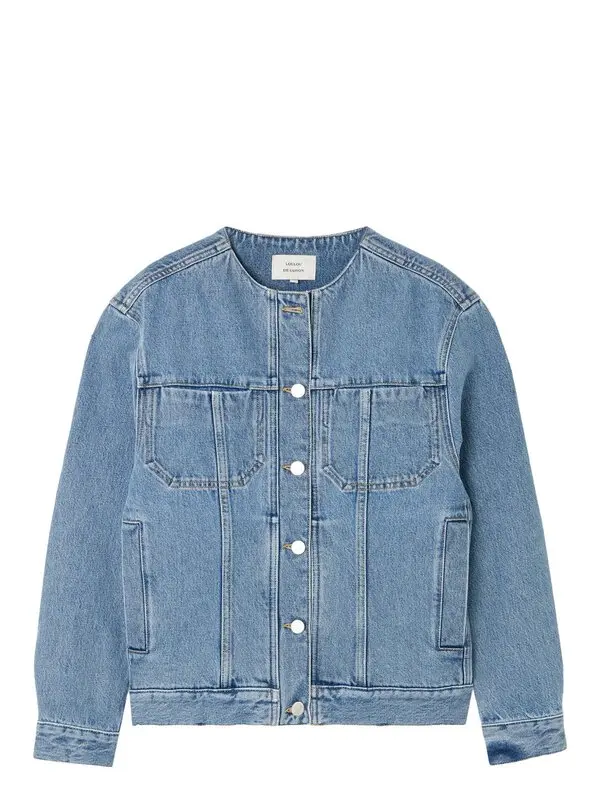 Loulou De Saison Rima Denim Jacket - Blue