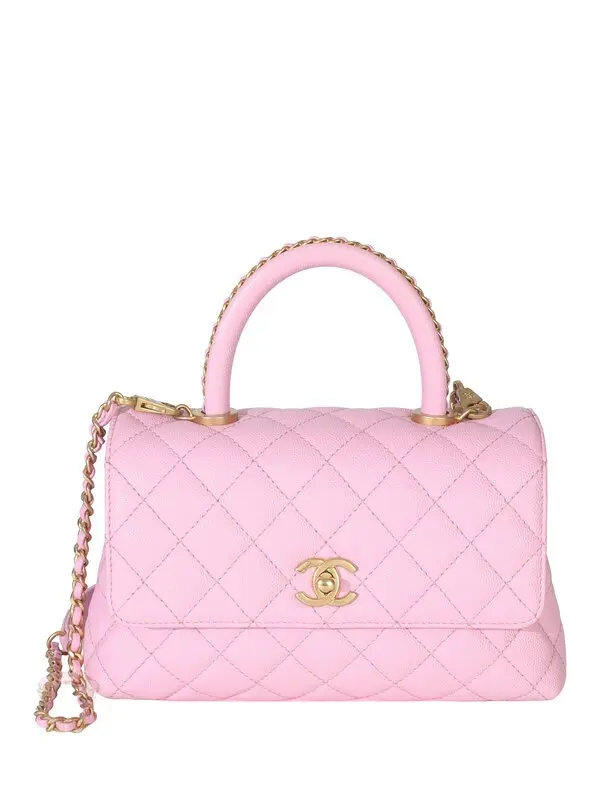 Chanel Coco Handle Bag - Pink