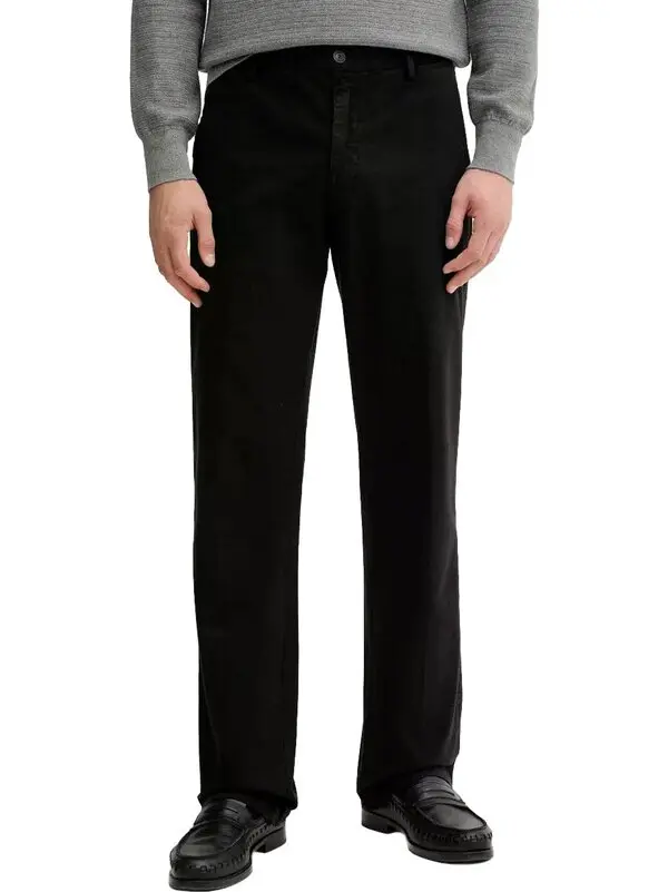 TRUSSARDI Buttoned Trousers - Black