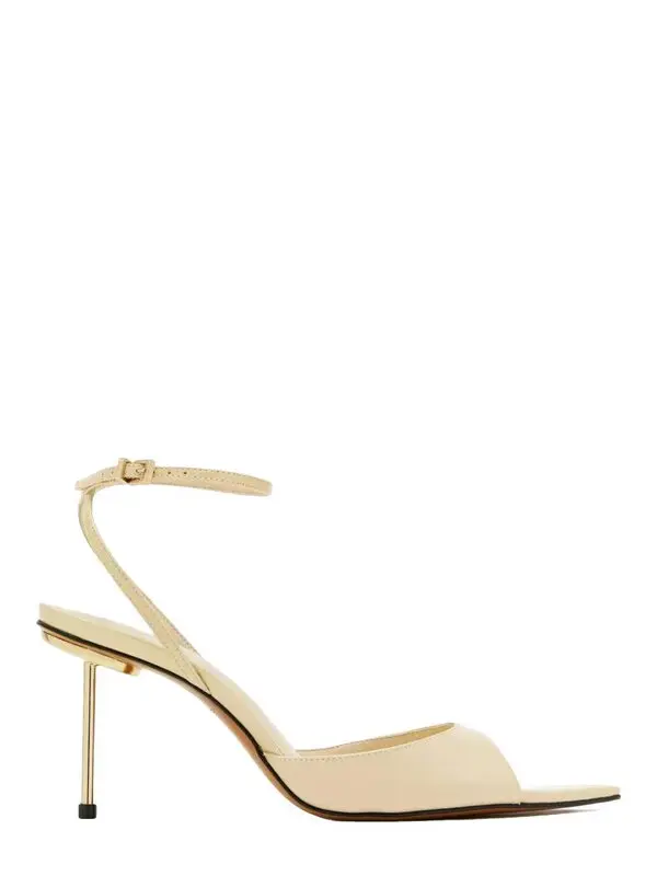 Schutz Lilith Ankle-strap Stiletto Sandals - Neutrals