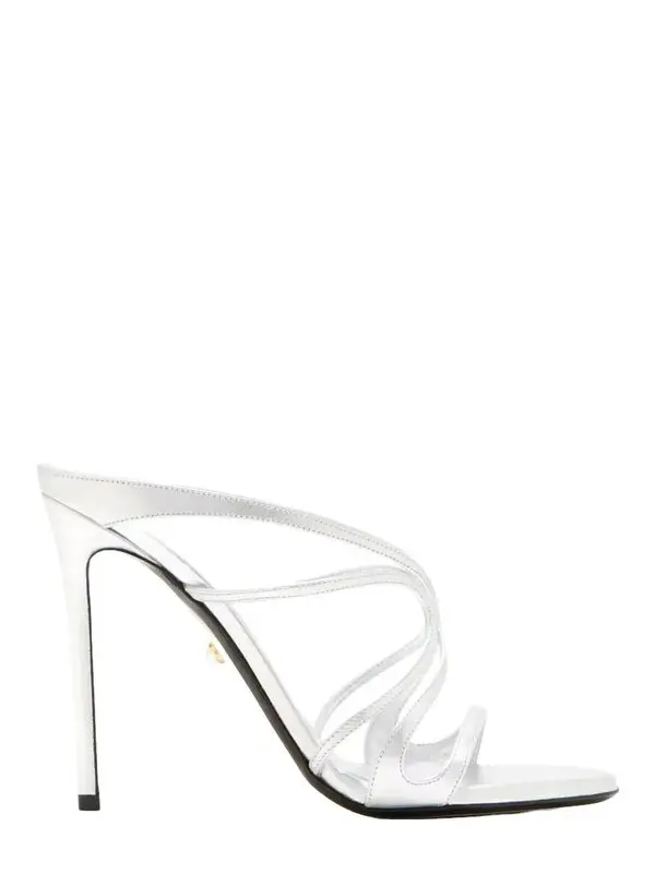 ALEVI MILANO 110mm Mony Heeled Sandals - Silver