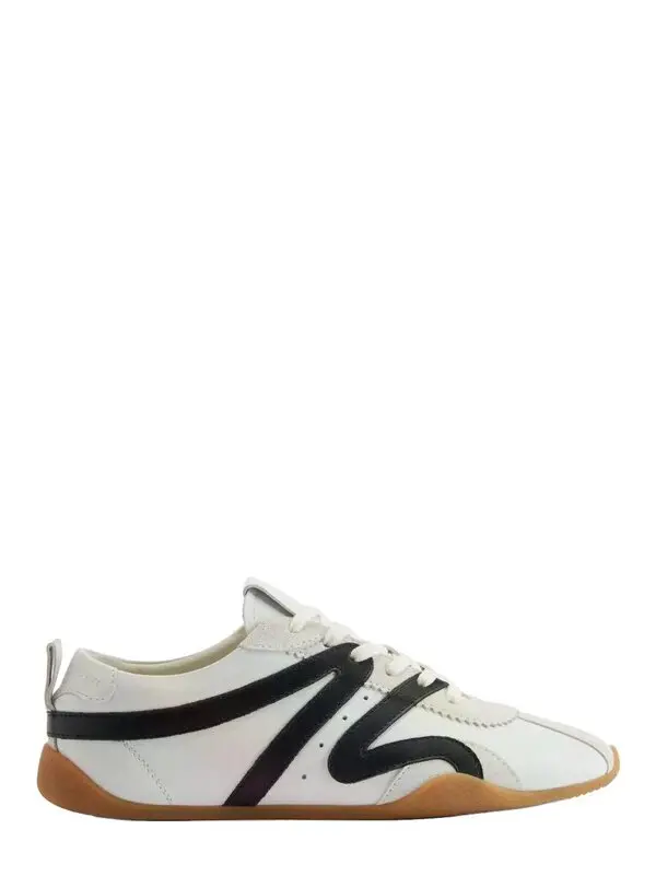 GIUSEPPE ZANOTTI Suede Signature Leather Low-top Trainers - White