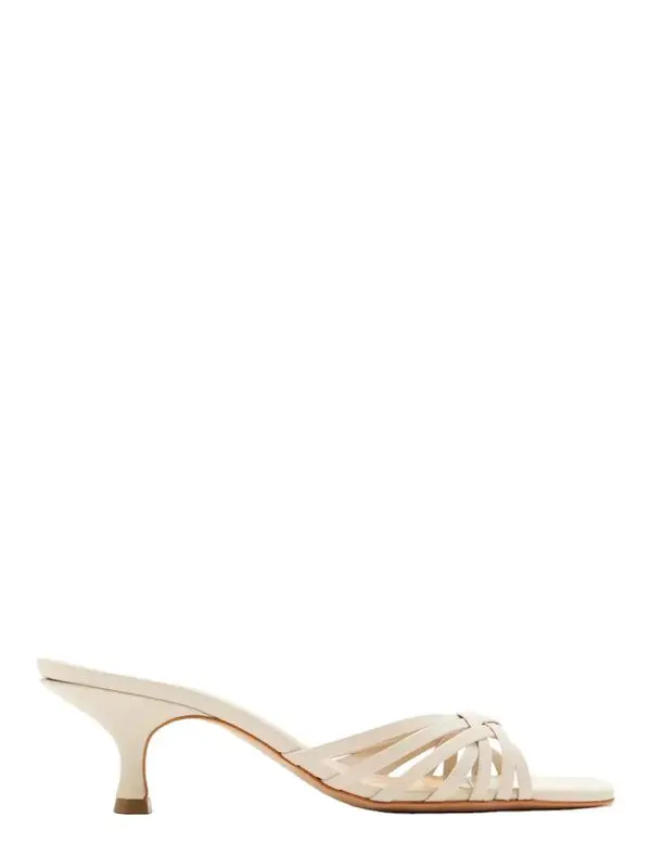 Schutz Tara Braided-strap Sandals - Neutrals