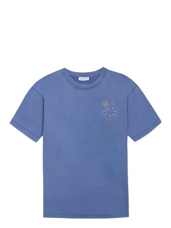 Maison Labiche Embroidered T-shirt - Blue