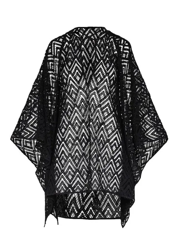 Johanna Ortiz Dance Of Everyday Poncho - Black
