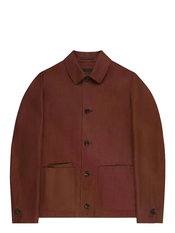 SLOWEAR Single-breasted Blouson Jacket - Brown