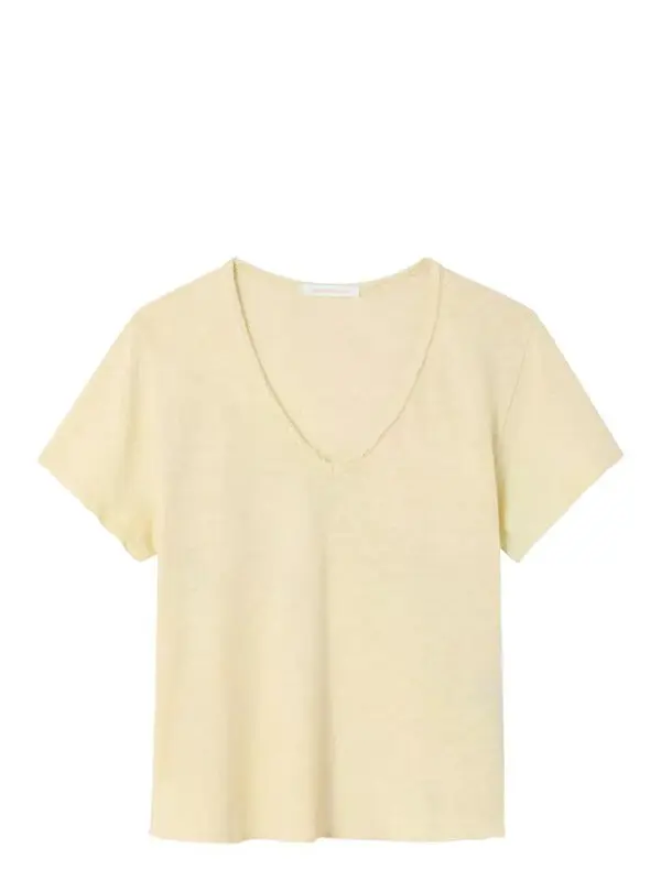 American Vintage Sonoma V-neck T-shirt - Neutrals