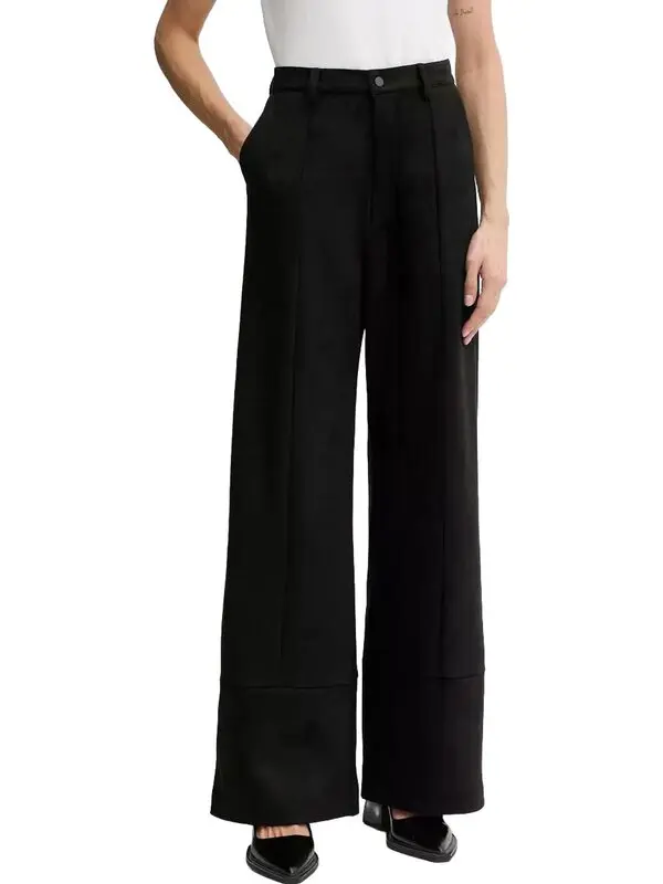 Bardot Marlowe Wide-leg Trousers - Black