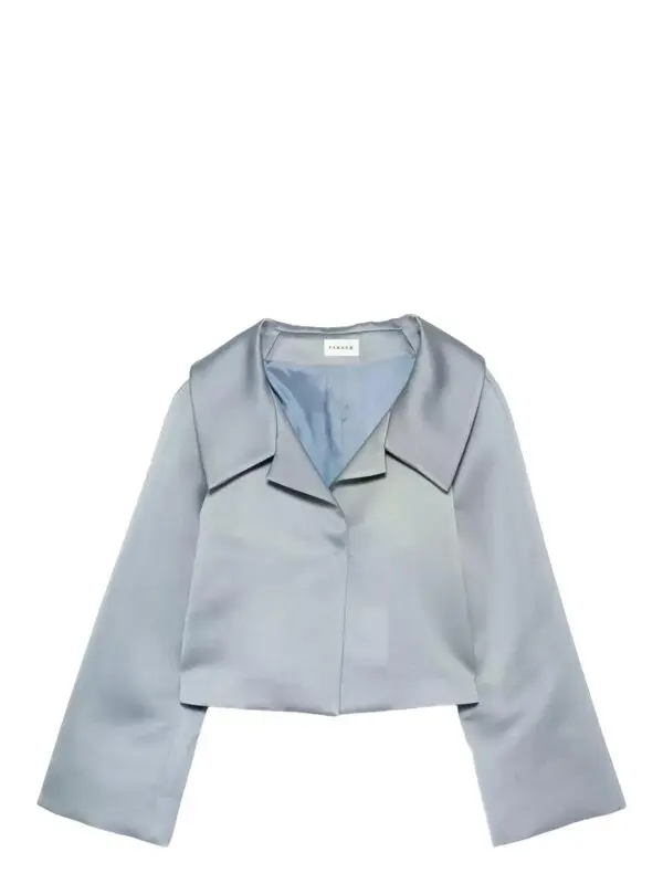 P.a.r.o.s.h Wide-sleeve Cropped Jacket - Blue