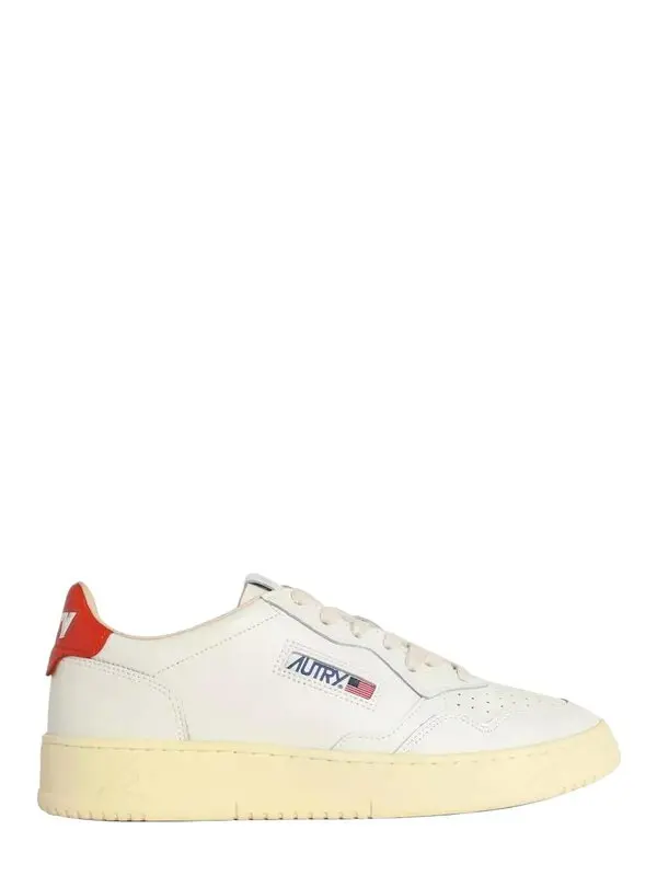 AUTRY Medalist Low Leather Sneakers - White
