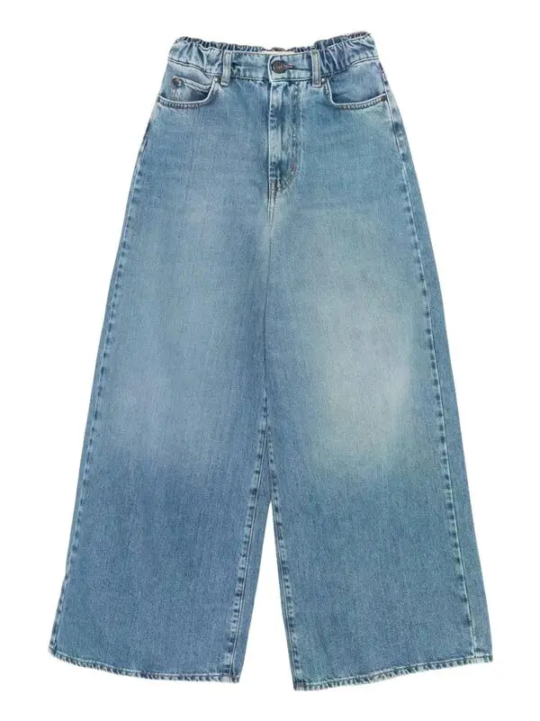 Max Mara Elasticated Five-pocket Jeans - Blue
