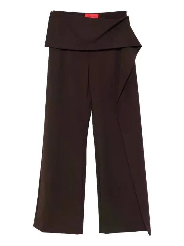 THELATEST Drape Trousers - Brown
