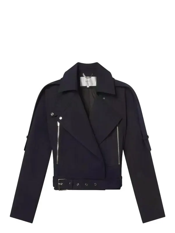 A.L.C. Marvin Belted Zip Jacket - Blue