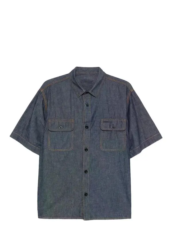 Sacai Point-collar Shirt - Blue