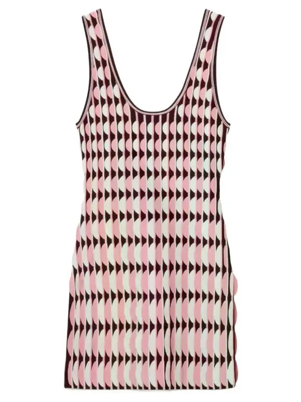 Simkhai Lorien Geometric Mini Dress - Pink
