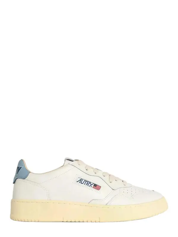 AUTRY Medalist Low Leather Sneakers - White