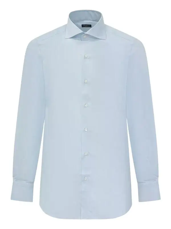 FINAMORE 1925 Long-sleeves Shirt - Blue