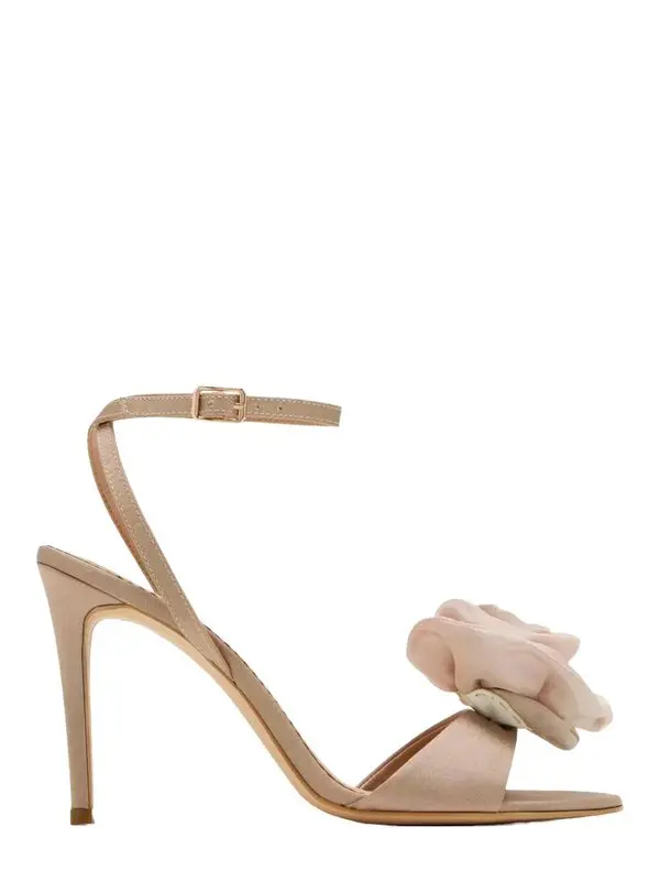 VANINA Rose Des Vents Stiletto Sandals - Neutrals