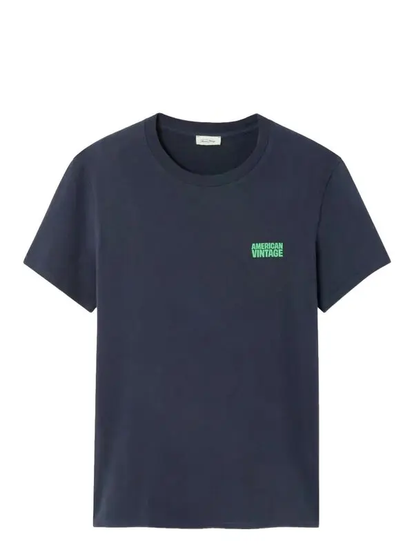 American Vintage Ykobow Short-sleeve T-shirt - Blue
