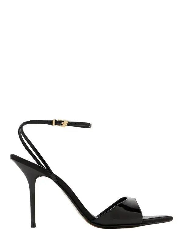 Schutz Elodie Ankle-strap Heeled Sandals - Black