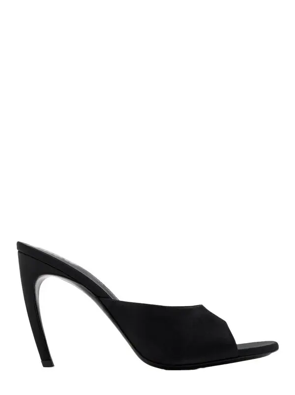 Attico Betta Stiletto Mules - Black