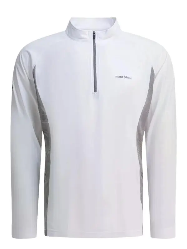 MONTBELL Long-sleeve Quarter-zip Sweater - White