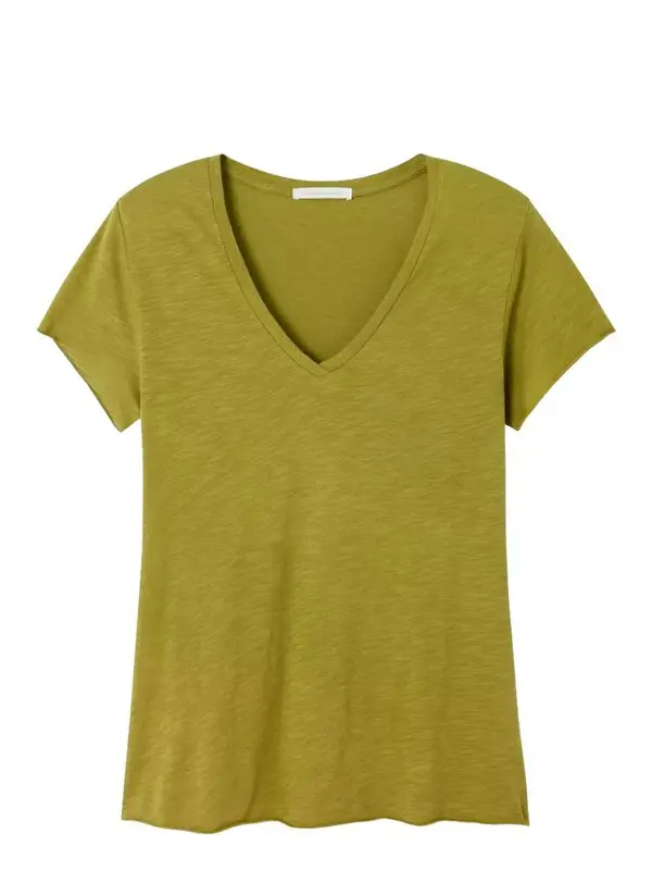 American Vintage Jacksonville V-neck T-shirt - Green