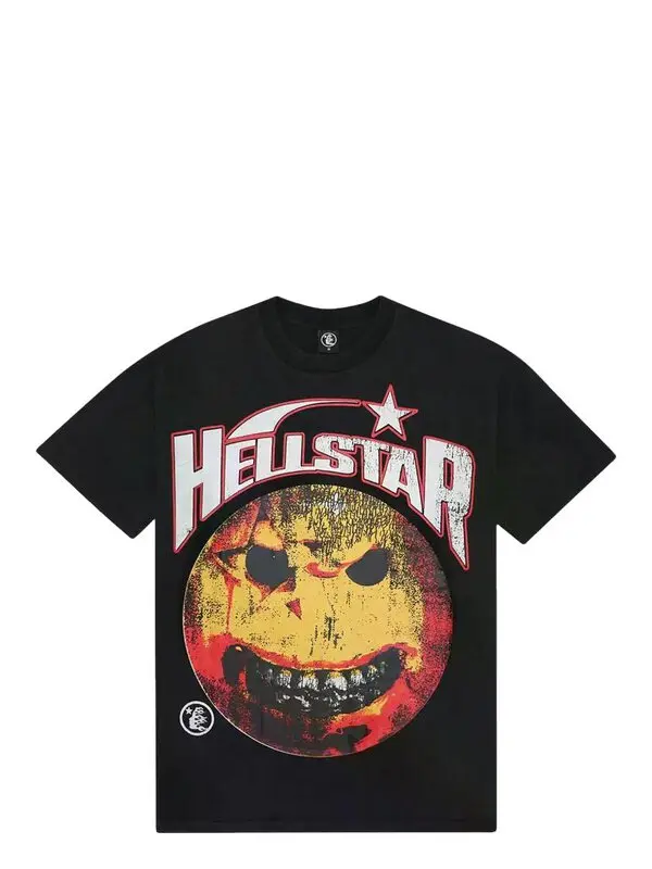 HELLSTAR Smile Graphic T-shirt - Black