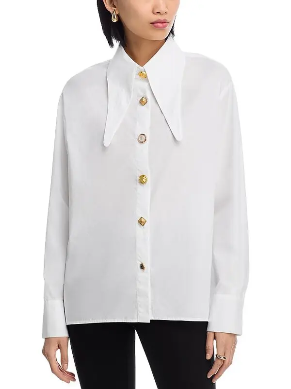 Essentiel Antwerp Oversized Collar Shirt - White