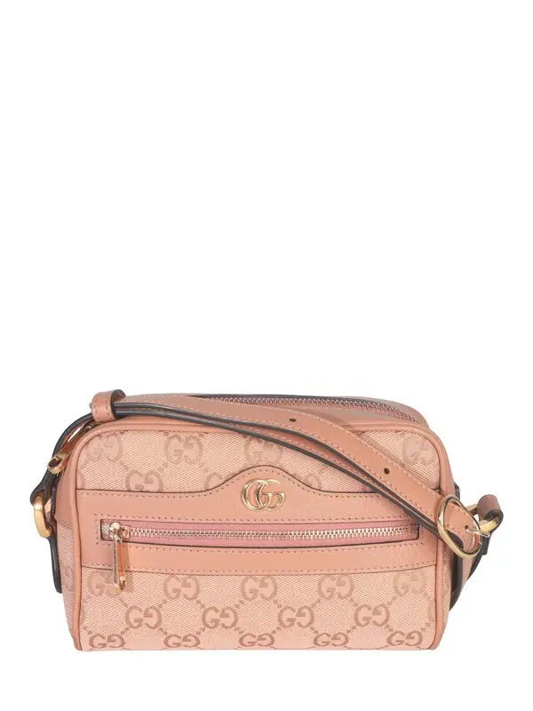 Gucci Gg Canvas Ophidia Shoulder Bag - Pink