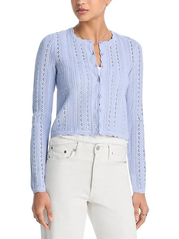 LoveShackFancy Peridot Cardigan Sweater - Moonwash