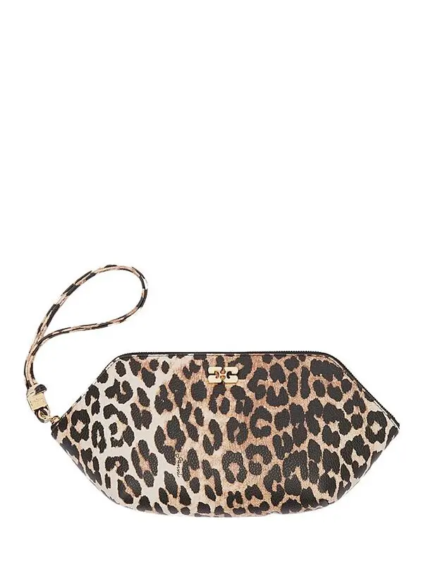 GANNI Bou Makeup Pouch - Almond Milk
