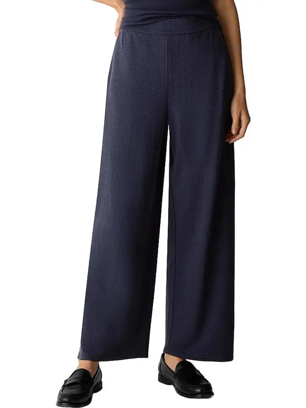 Eileen Fisher Stretch Jersey Ankle Pants - Ink