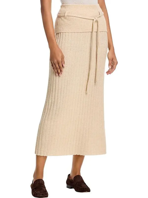 Guest In Residence Lia Skirt - Sandstone