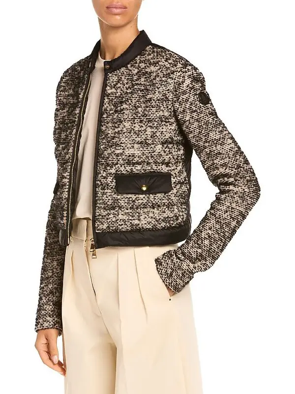 Moncler Combo Cardigan - Black