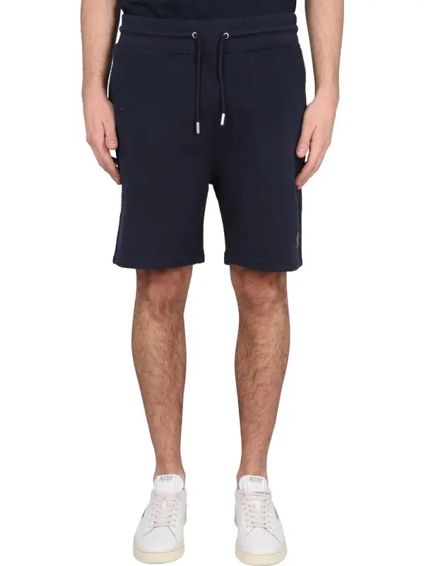 Belstaff Shorts With Logo - Blue